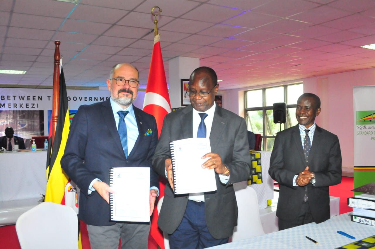 Uganda signs shs10.8 trillion deal with Turkey’s Yapi Merkezi to build SGR